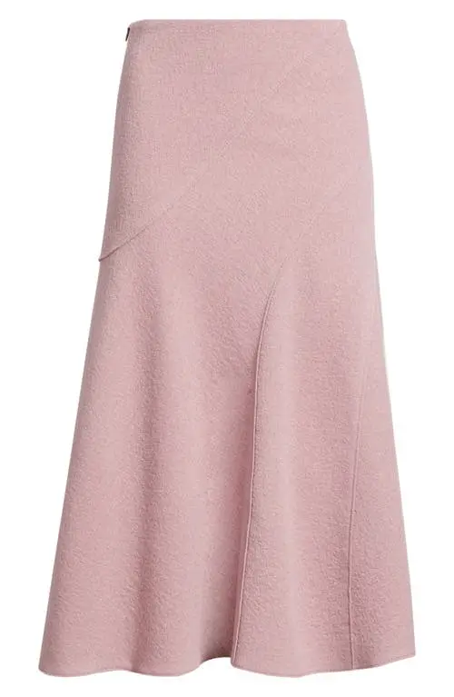 BOSS Vicena Maxi Boiled Wool Skirt - Rose Haze