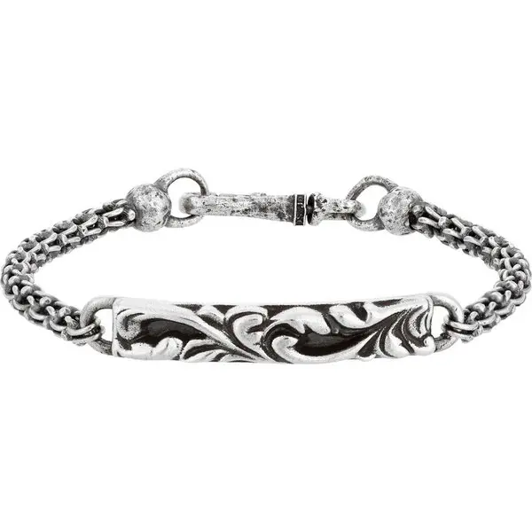 John Varvatos Gothic Chain Bracelet - Silver