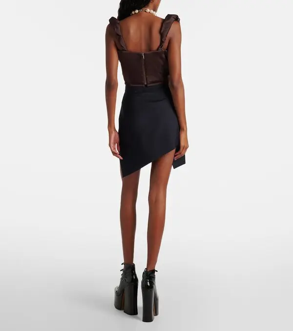 VIVIENNE WESTWOOD Sunday Draped Corset - Brown