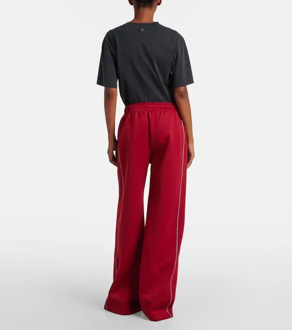Rabanne Zip-up Jersey Track Pants