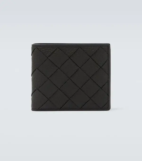 Bottega Veneta Intrecciato Leather Wallet - Green