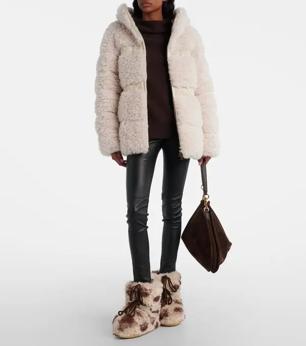 Moon Boot Icon Cow-print Snow Boots - Brown