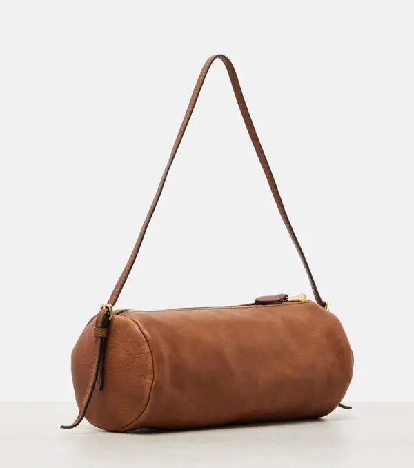 Miu Miu Logo Leather Shoulder Bag