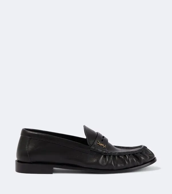 Saint Laurent Le Loafer Leather Penny Loafers
