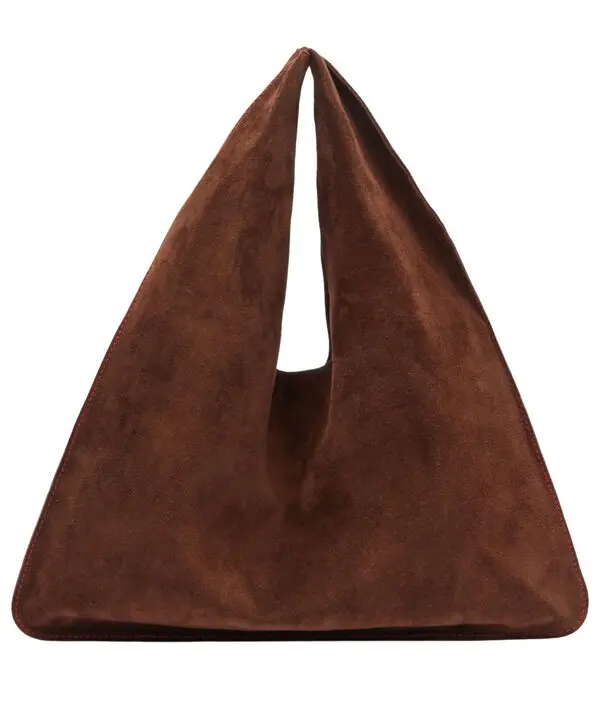 THE ROW Bindle Small Suede Tote Bag