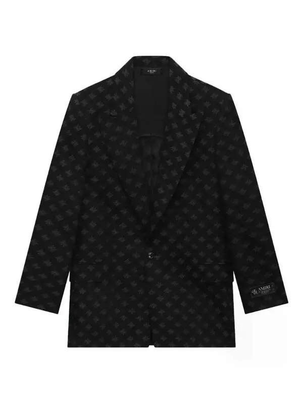 Amiri Logo-pattern Blazer