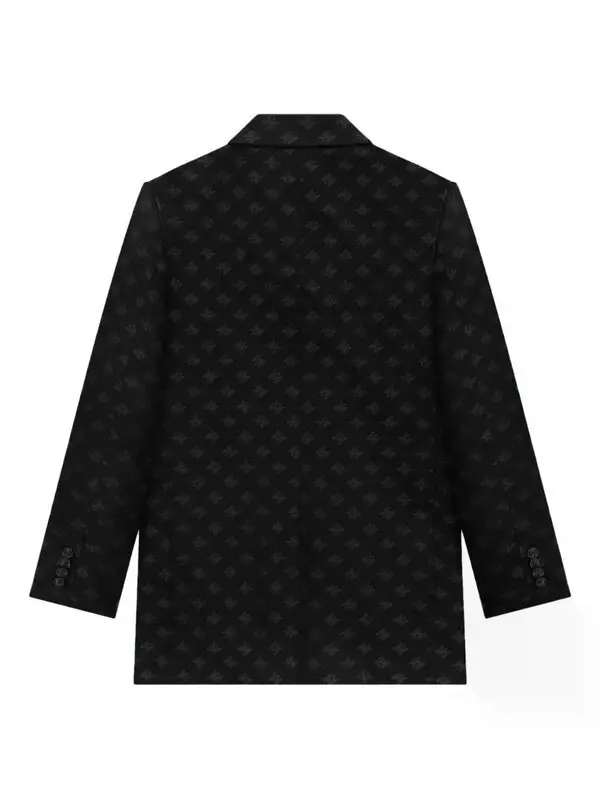 Amiri Logo-pattern Blazer