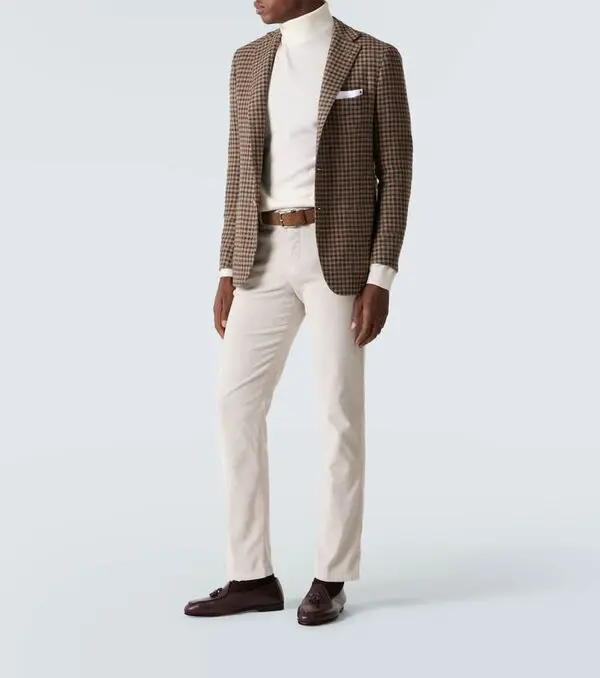 Kiton Cotton-blend Corduroy Trousers