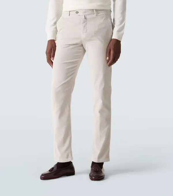 Kiton Cotton-blend Corduroy Trousers