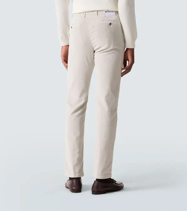 Kiton Cotton-blend Corduroy Trousers