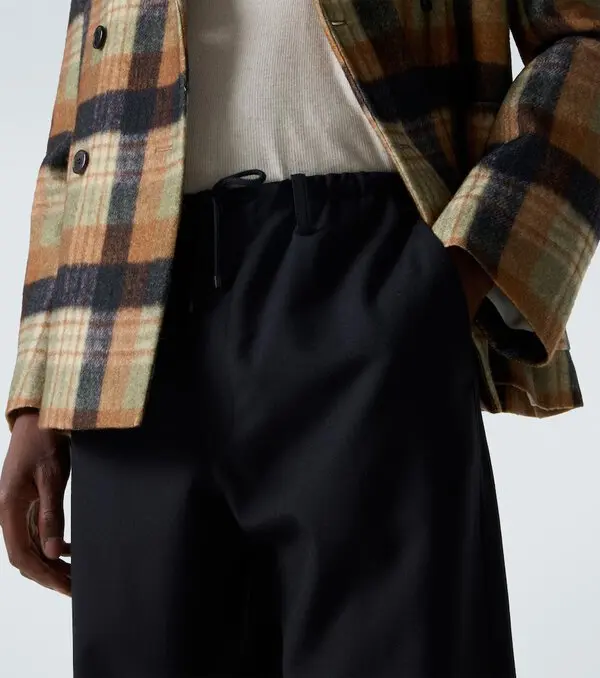 Dries Van Noten Penny Wool Straight Pants