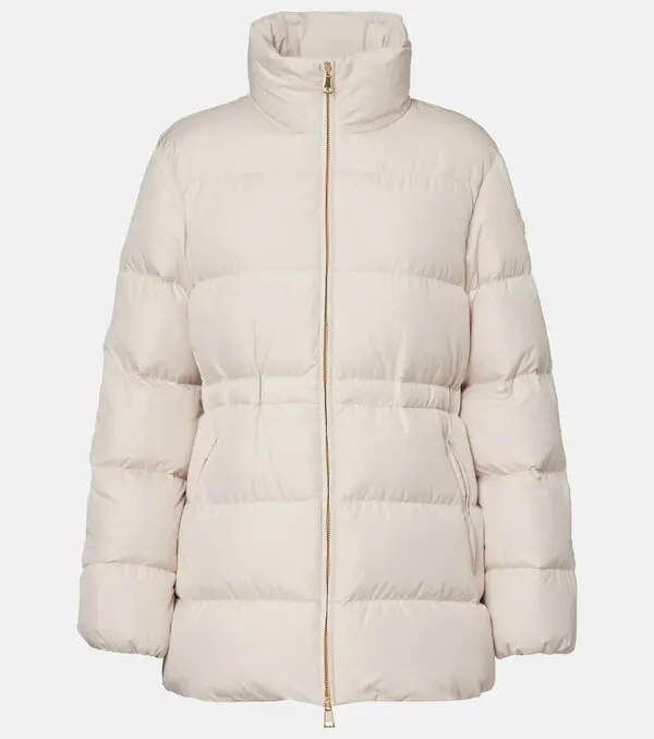 Moncler Brossette Quilted Down Jacket - White
