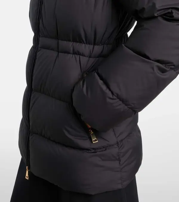 Moncler Brossette Quilted Down Jacket - Black