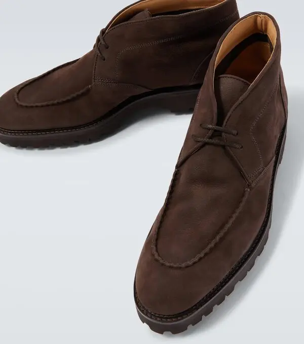 John Lobb Suede Desert Boots