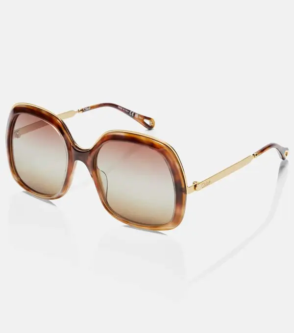 Chloé Aly Oversized Square Sunglasses