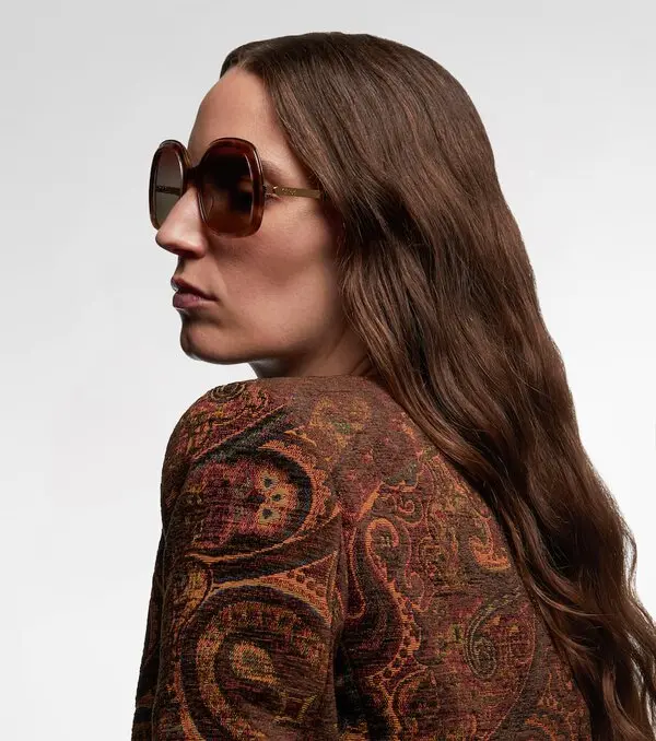 Chloé Aly Oversized Square Sunglasses