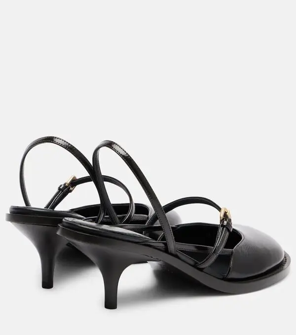 Dries Van Noten Leather Slingback Pumps