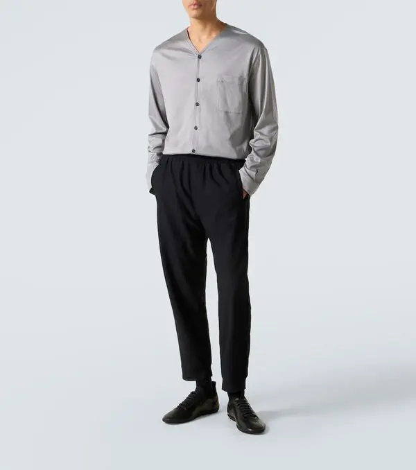 Giorgio Armani Gaufré Straight Pants