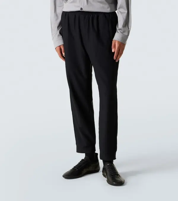 Giorgio Armani Gaufré Straight Pants