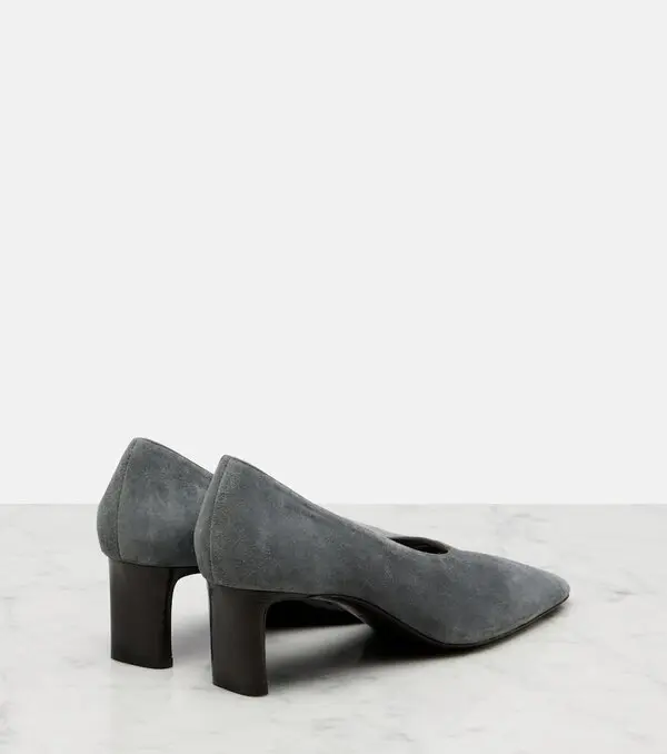 Khaite Cecilia Suede Pumps - Grey