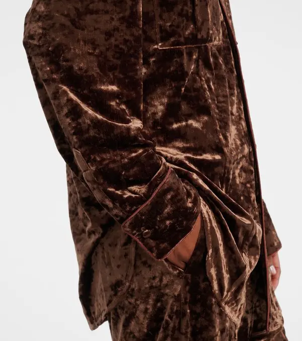 XU ZHI Velvet Shirt