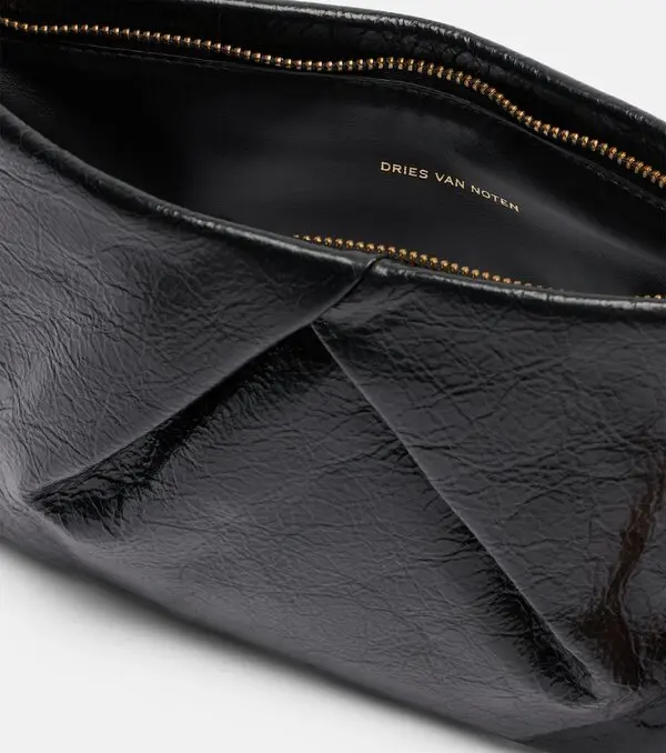 Dries Van Noten Leather Clutch