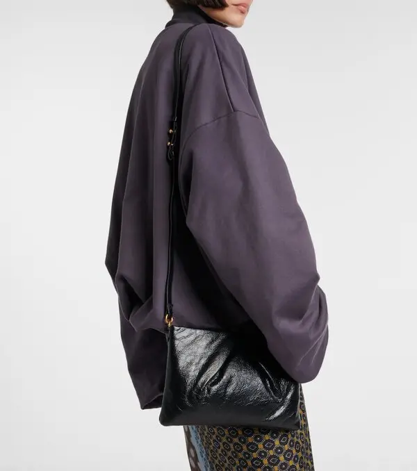 Dries Van Noten Leather Clutch