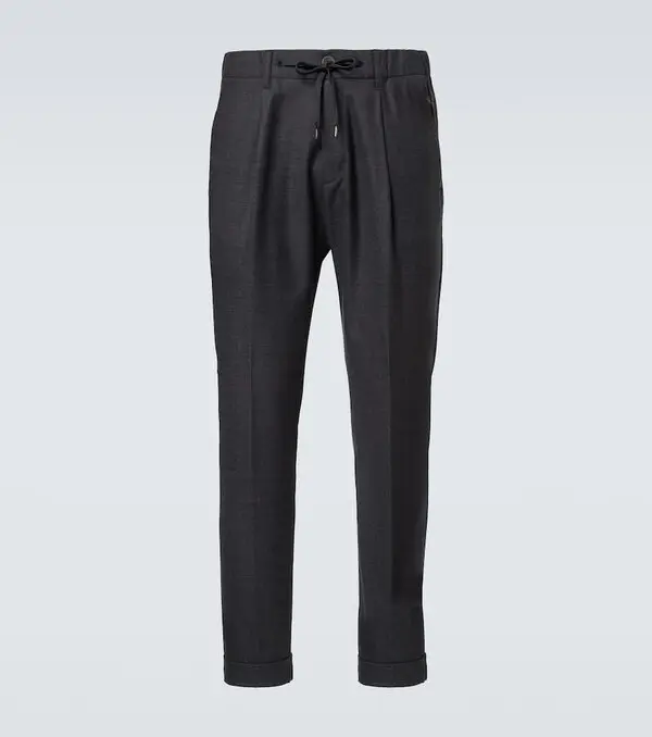 Herno Gabardine Straight Pants