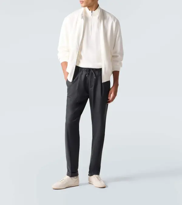 Herno Gabardine Straight Pants