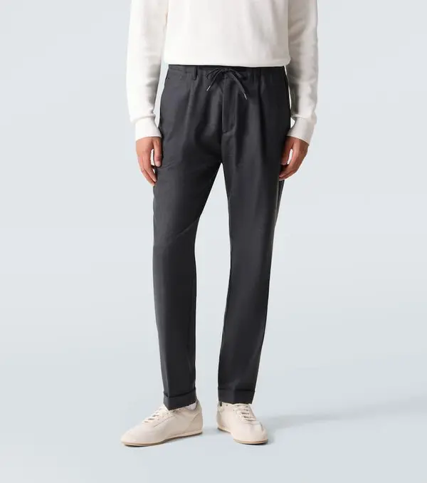 Herno Gabardine Straight Pants