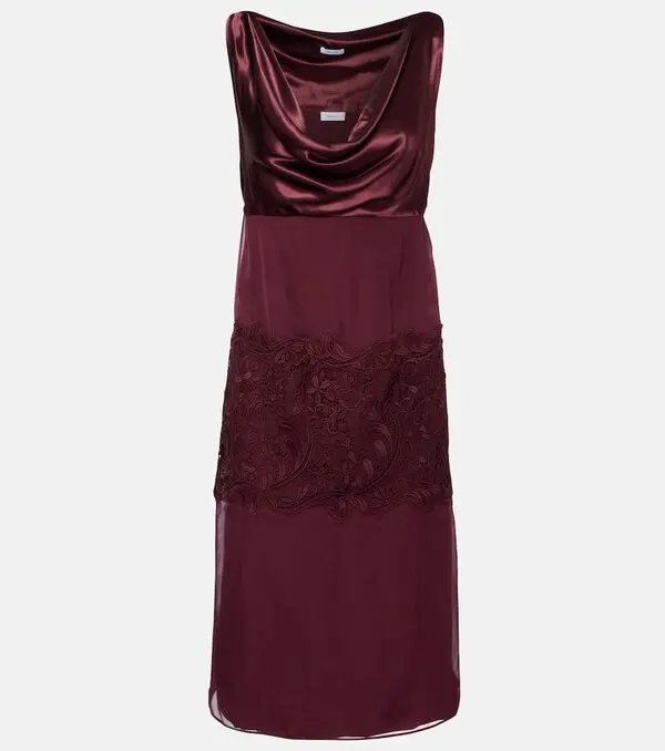 FERRAGAMO Strapless Midi Dress