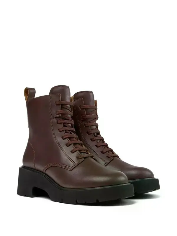 Camper 54mm Milah Lace-up Platform Boots