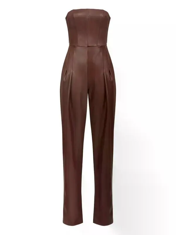 Elisabetta Franchi Corset-detail Jumpsuit - Brown