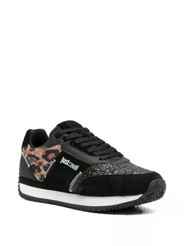 Just Cavalli Leopard-print Sneakers