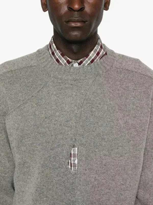 Axel Arigato Crew-neck Wool-blend Sweater