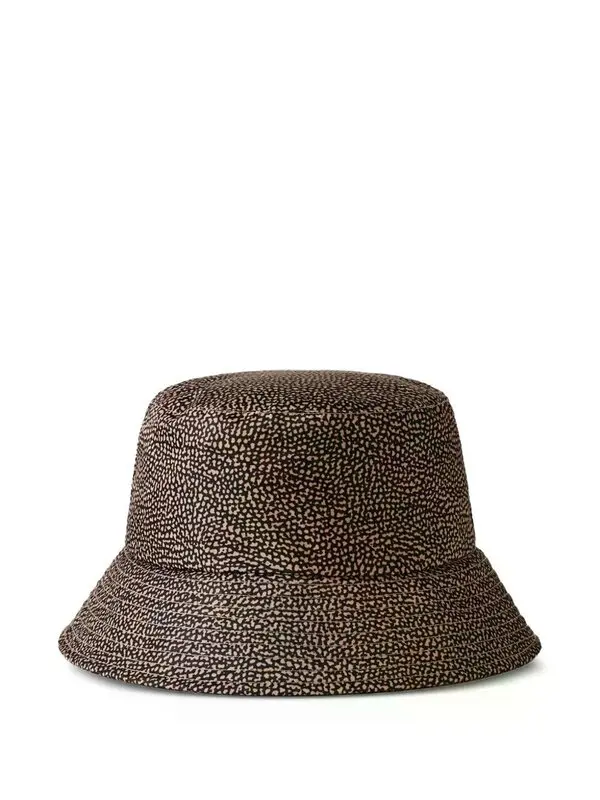 Borbonese Speckled Bucket Hat - Brown