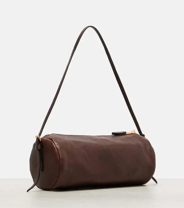 Miu Miu Logo Leather Shoulder Bag
