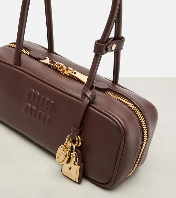 Miu Miu Beau Leather Shoulder Bag