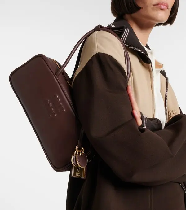 Miu Miu Beau Leather Shoulder Bag