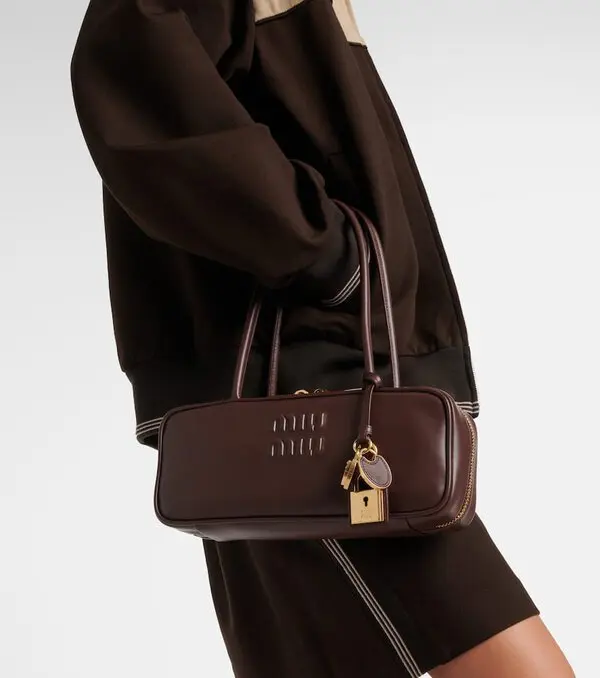 Miu Miu Beau Leather Shoulder Bag