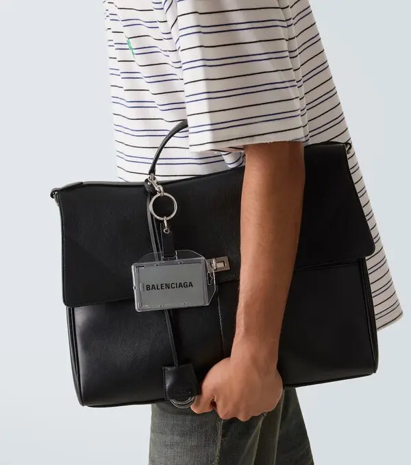 Balenciaga Rodeo Leather Briefcase