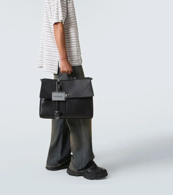 Balenciaga Rodeo Leather Briefcase
