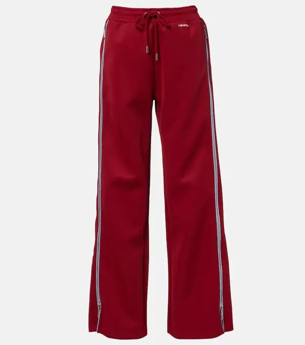 Rabanne Zip-up Jersey Track Pants