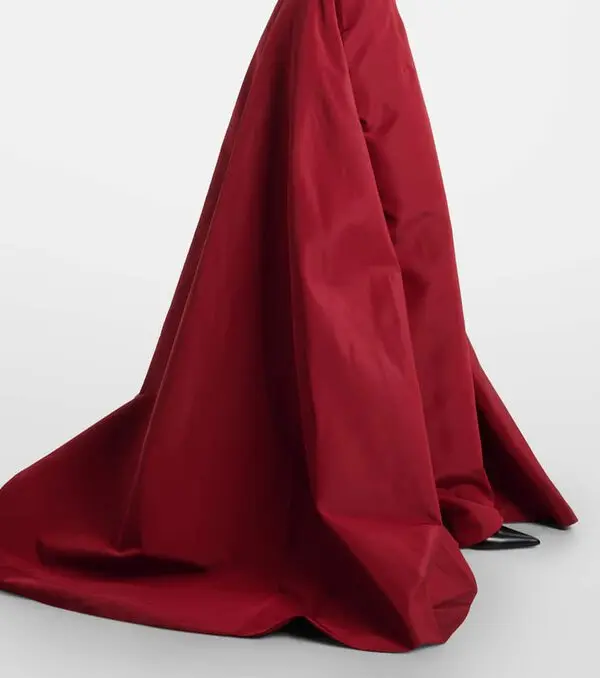 Monique Lhuillier Silk Faille Gown