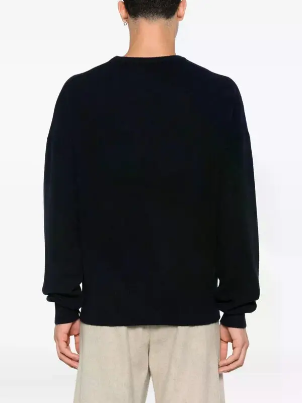 Extreme Cashmere Round-neck Cashmere-blend Sweater - Blue