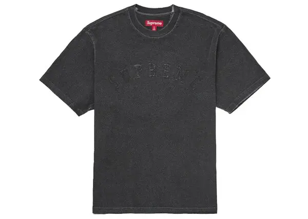 Supreme Overprint Short Sleeve Top - Black
