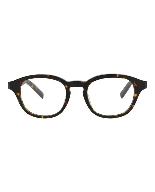 Berluti Acetate Optical Round Frames - Havana Havana Transparent (bl50005i/052)