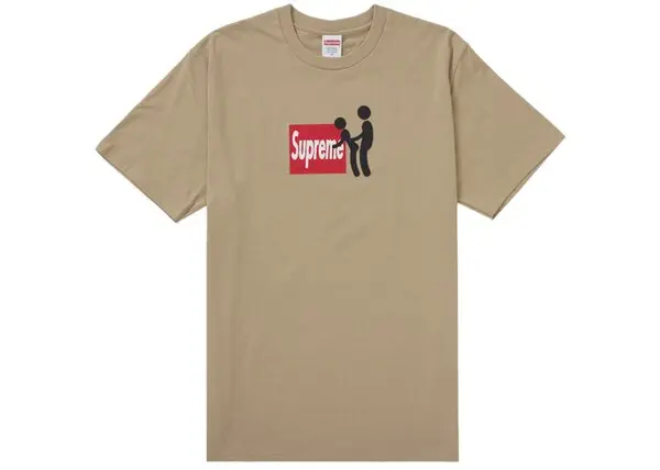 Supreme Stick Tee Shirt - Khaki
