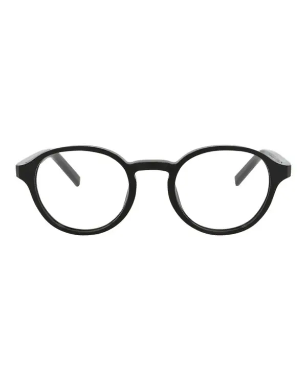 Berluti Round Frame Optical Frames - Black Black Transparent (bl50001i/001)
