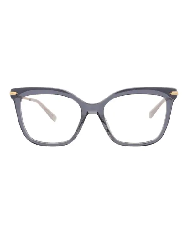 Pomellato Square Frame Acetate Optical Frames - Black Gold Transparent (pm0094o/30010194/001)